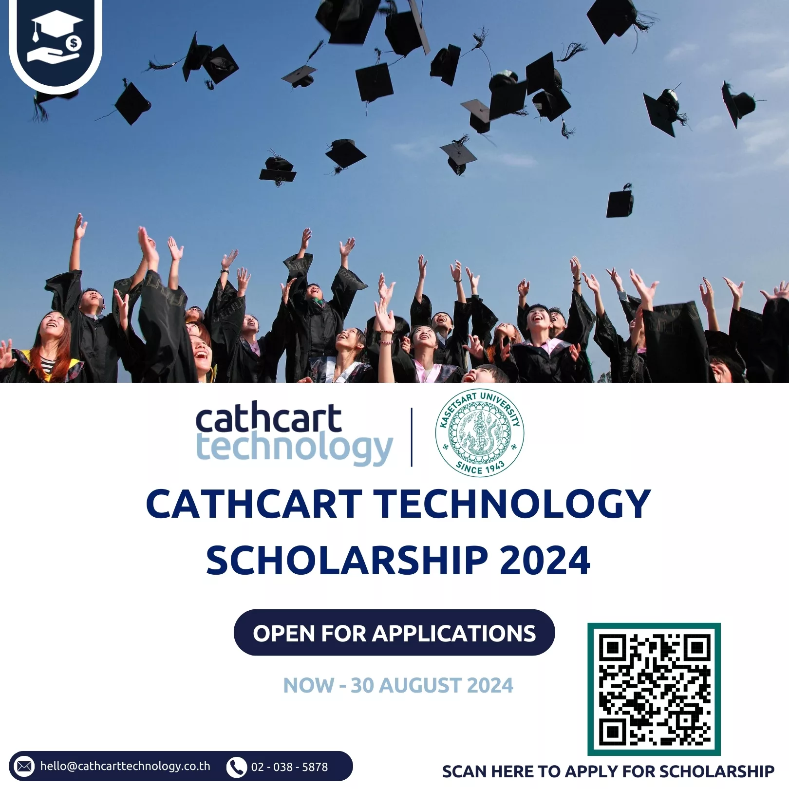 Cathcart Technology Scholarship 2024 for Kasetsart University – Cathcart Technology